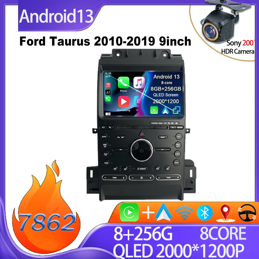 Car-radio-For-Ford-Taurus-2010-2019-Android-13-GPS-Navigation-HDR-QLED ...