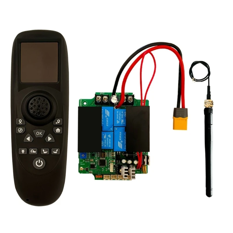One-hand-Transmitter-12V-24V-Large-Power-Receiver-RX40G-Wireless-Remote ...