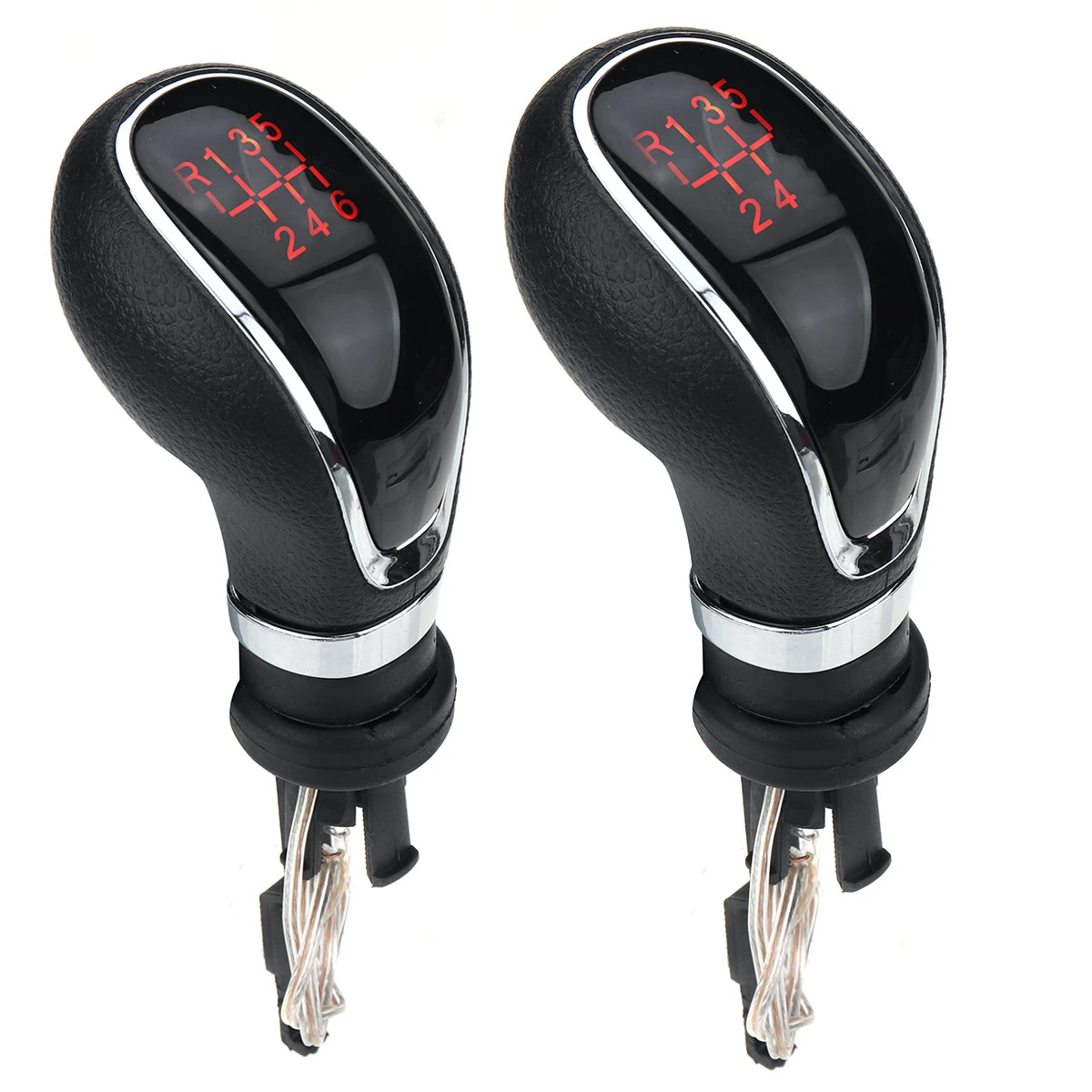 5&6 Speed Led Gear Shift Knob Car Manual Shifter Lever Stick Head ...