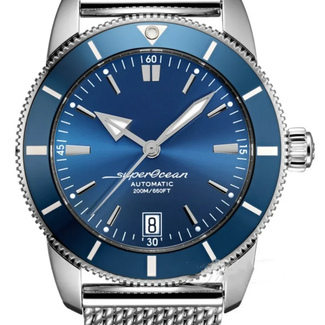Rel-gio-masculino-luxuoso-s-rie-oceano-a-o-inoxid-vel-47mm-data-autom ...