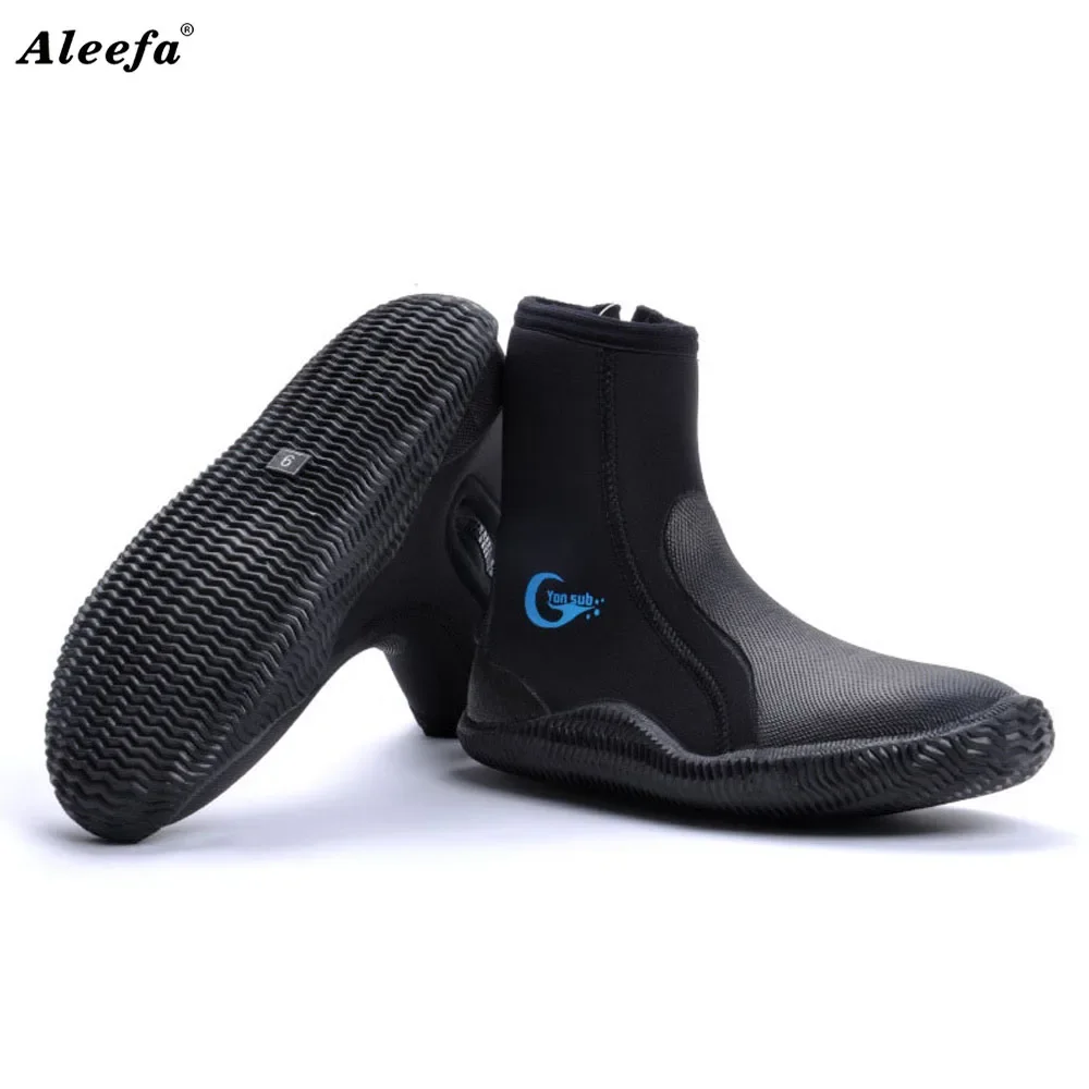 Botas-de-buceo-de-goma-de-5MM-zapatos-impermeables-antideslizantes-para ...