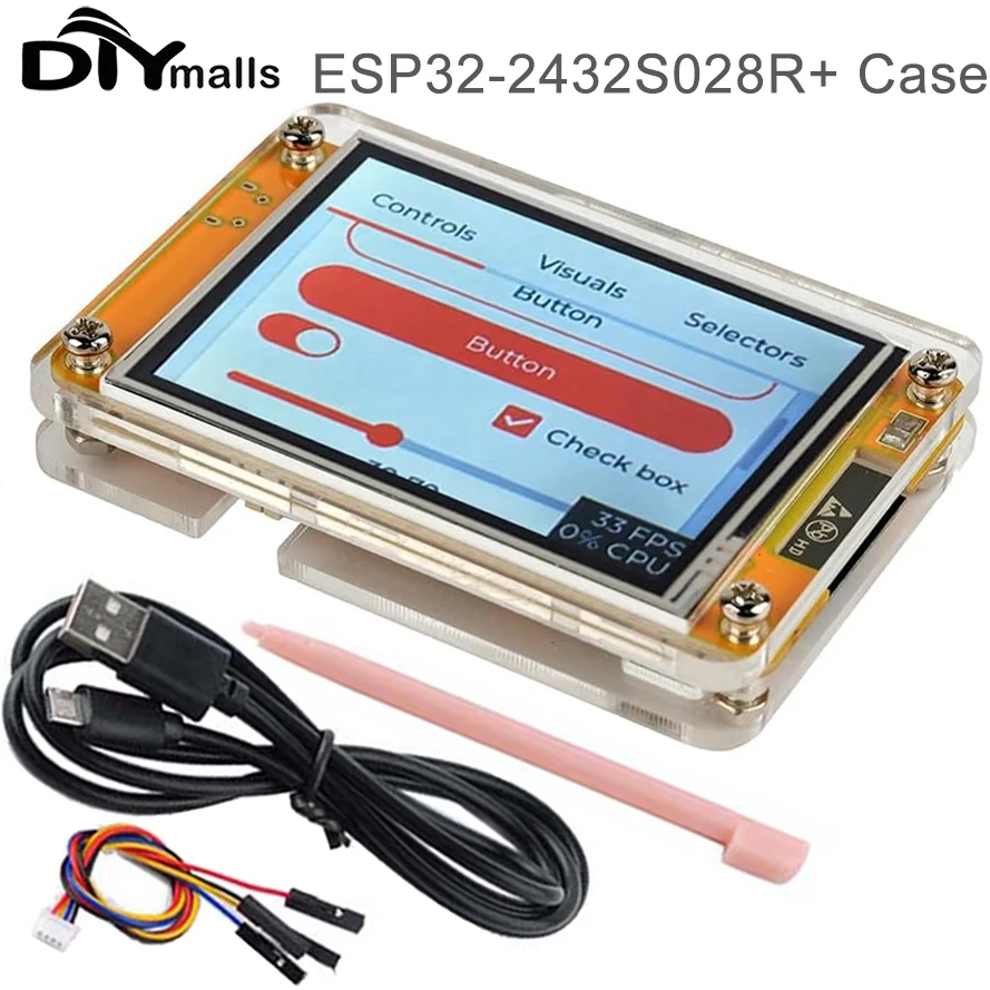 2 8 Esp32 2432s028r Esp32 Display Ili9341 Resistive Touchscreen Tft Lcd Module Esp Wroom 32