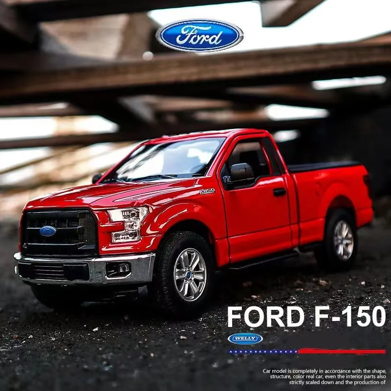 WELLY-1-24-Ford-F150-Regular-Cab-Picku-Alloy-Car-Model-Diecasts-Toy ...