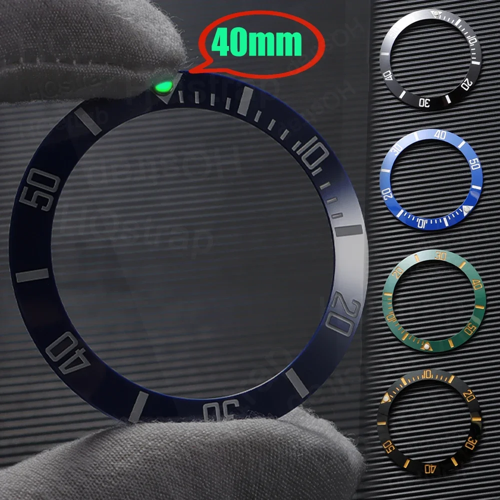 HQSTRAP Ceramic Alloy Watch Bezel for Rolex Digital Outside Diameter ...