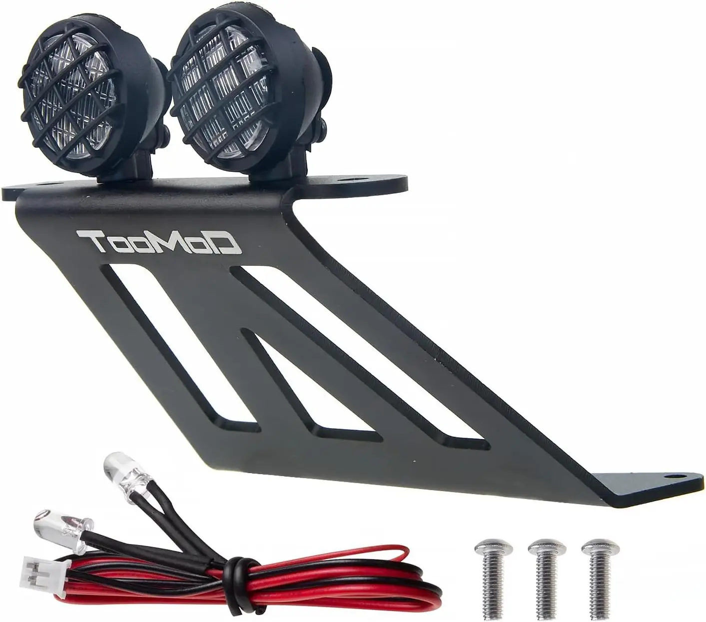CW-01 Aluminum Front Skid Bumper w/LED Lights for Lunch Box, Midnight ...