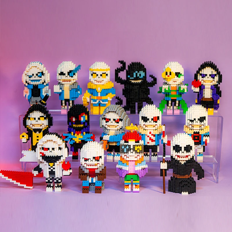 Undertale-Micro-Building-Blocks-Toriel-Sans-Diamond-Assembled-Game ...