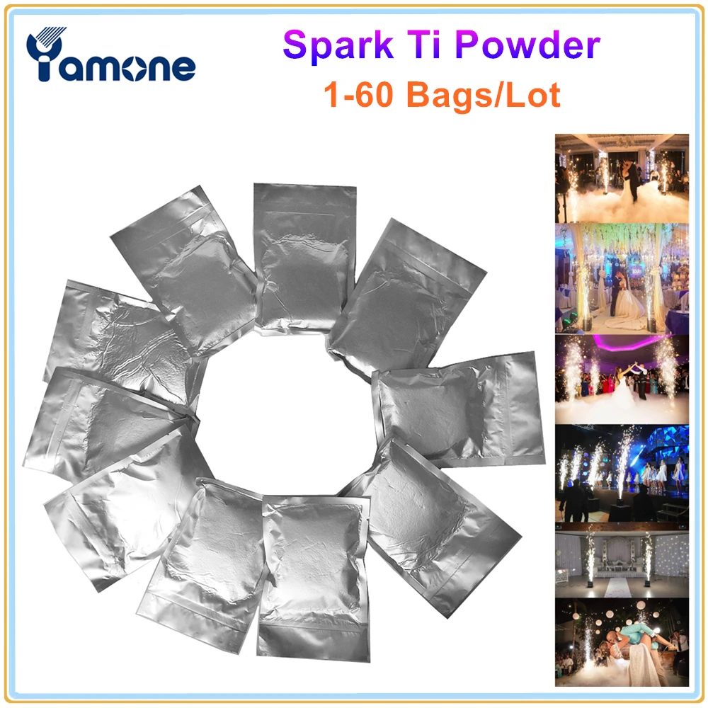 1-60 Bags Metal Powder For Spark Machine Stage Effect Consumables Cold ...