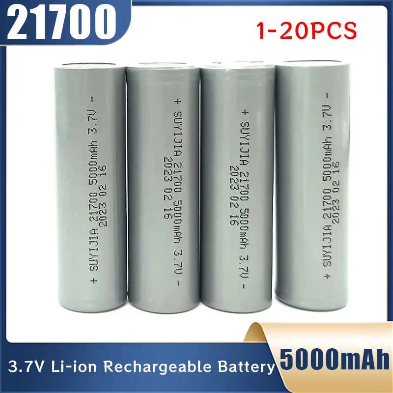 Original-3-7V-21700-Battery-5000mAh-50A-Power-Li-ion-High-Discharge ...