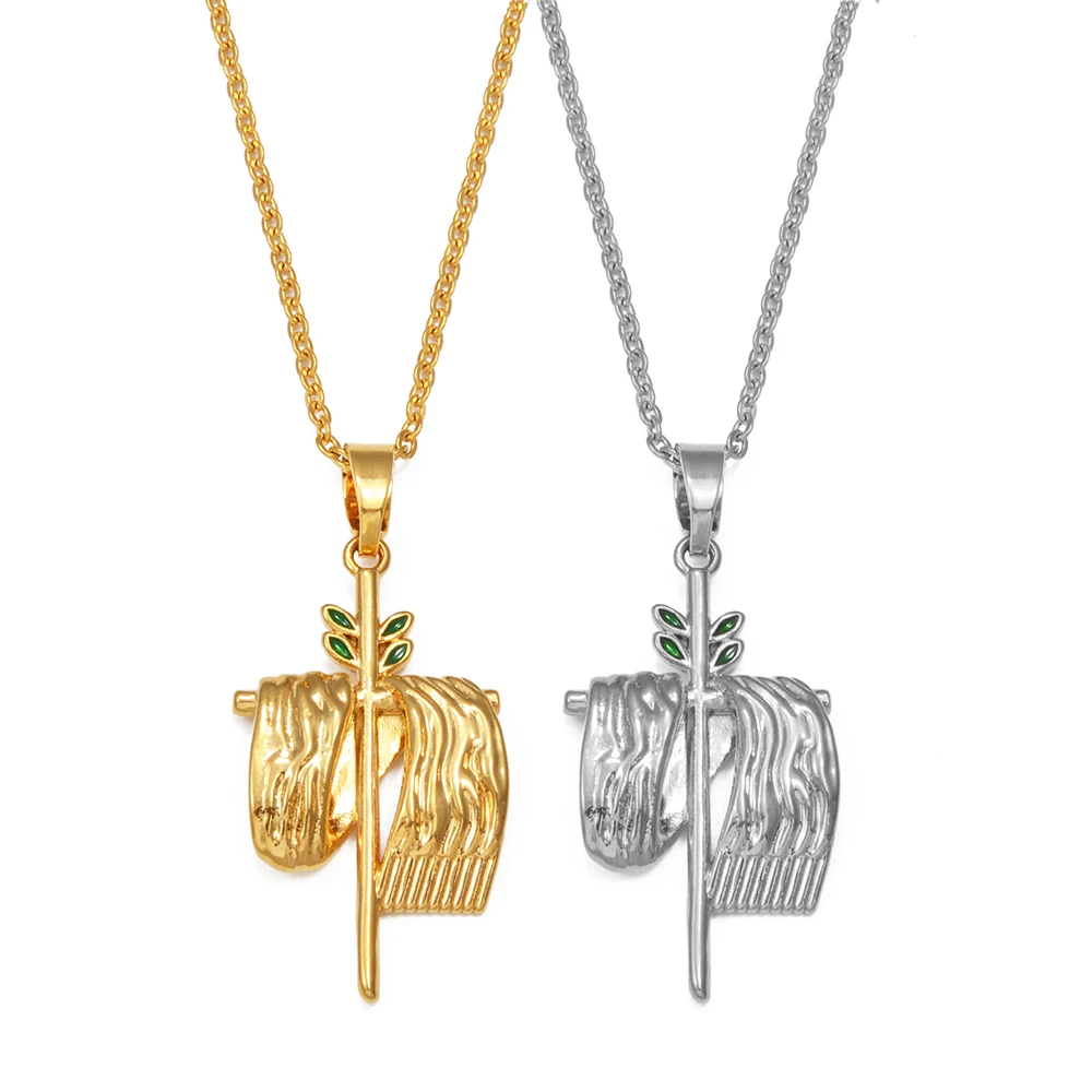 Anniyo Mandean Traditional Symbol Cross Pendant Necklaces Jewelry ...