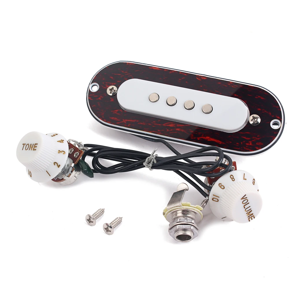 4 String Guitar Sound Hole Pickup for Acoustic Electric Cigar Box ...
