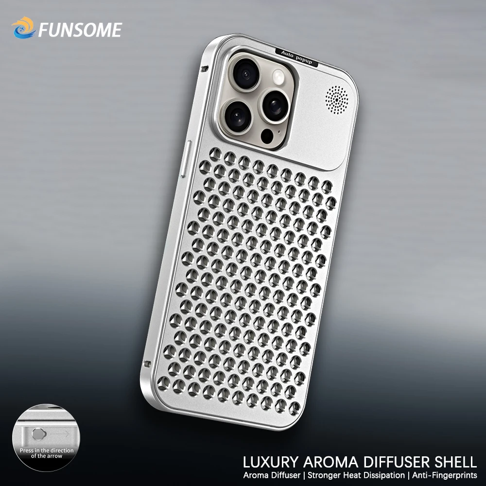 Aluminum-Heat-Dissipation-Phone-Case-For-iPhone-15-12-13-14-Pro-Max-15 ...