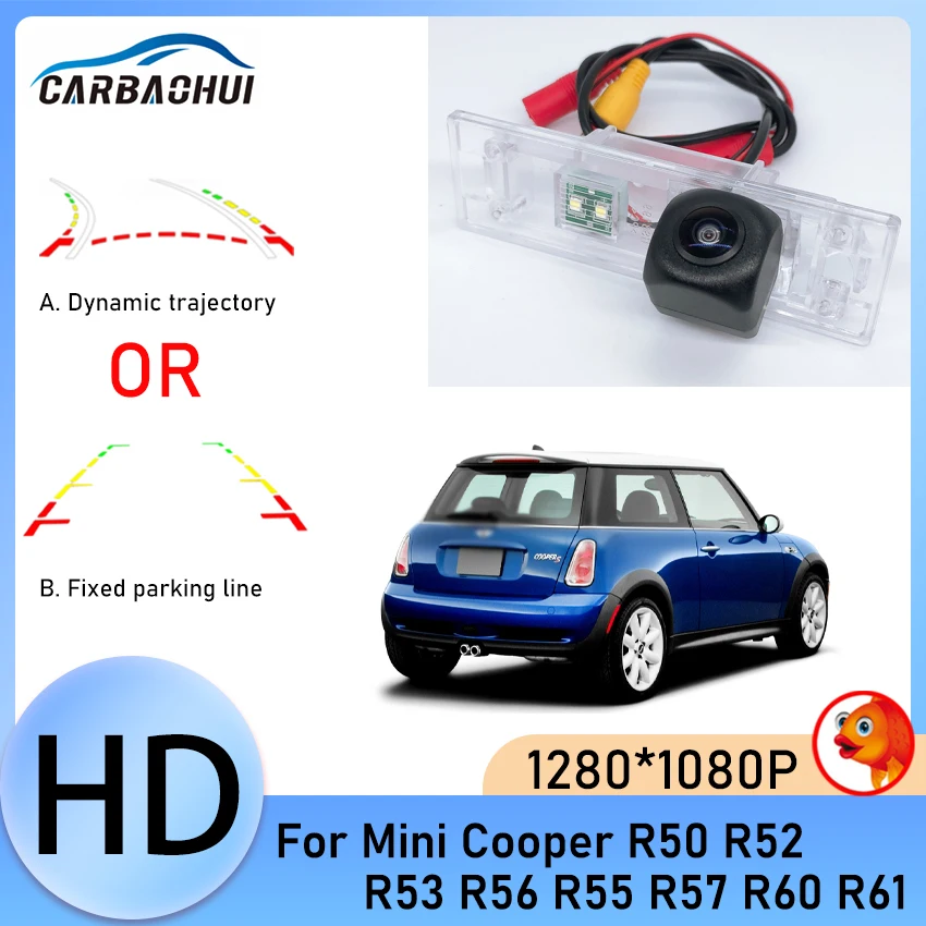Car Rear View Camera For Mini Cooper R50 R52 R53 R56 R55 R57 R60 R61 Auto Backup Reverse Hd Ccd ...