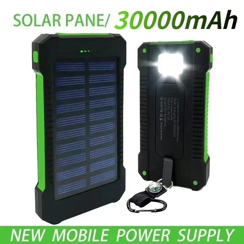 New-Power-Bank-30000mAh-compass-outdoor-waterproof-belt-wireless ...