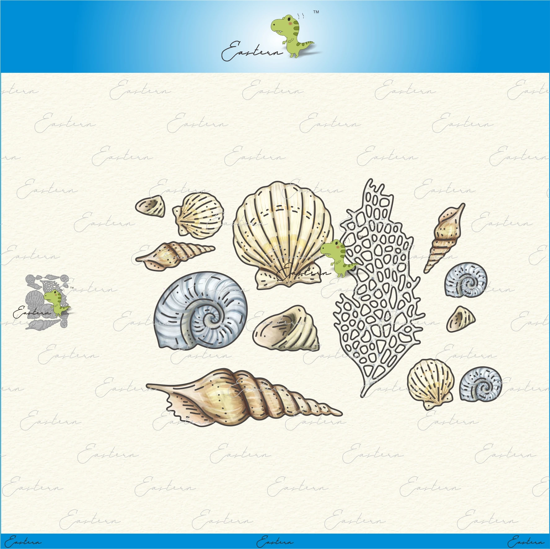 Shells-washed-ashore-metal-cutting-dies-2021-new-diy-molds-Scrapbooking ...