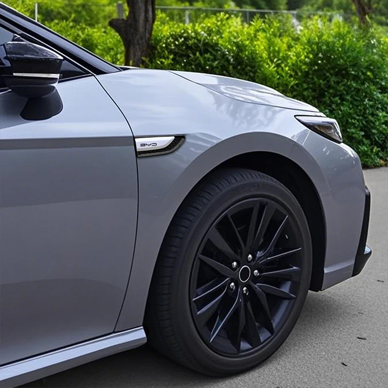 Car Front Side Fender Grille Sticker ABS Trim For BYD M6 G3 G5 T3 13 F3 ...