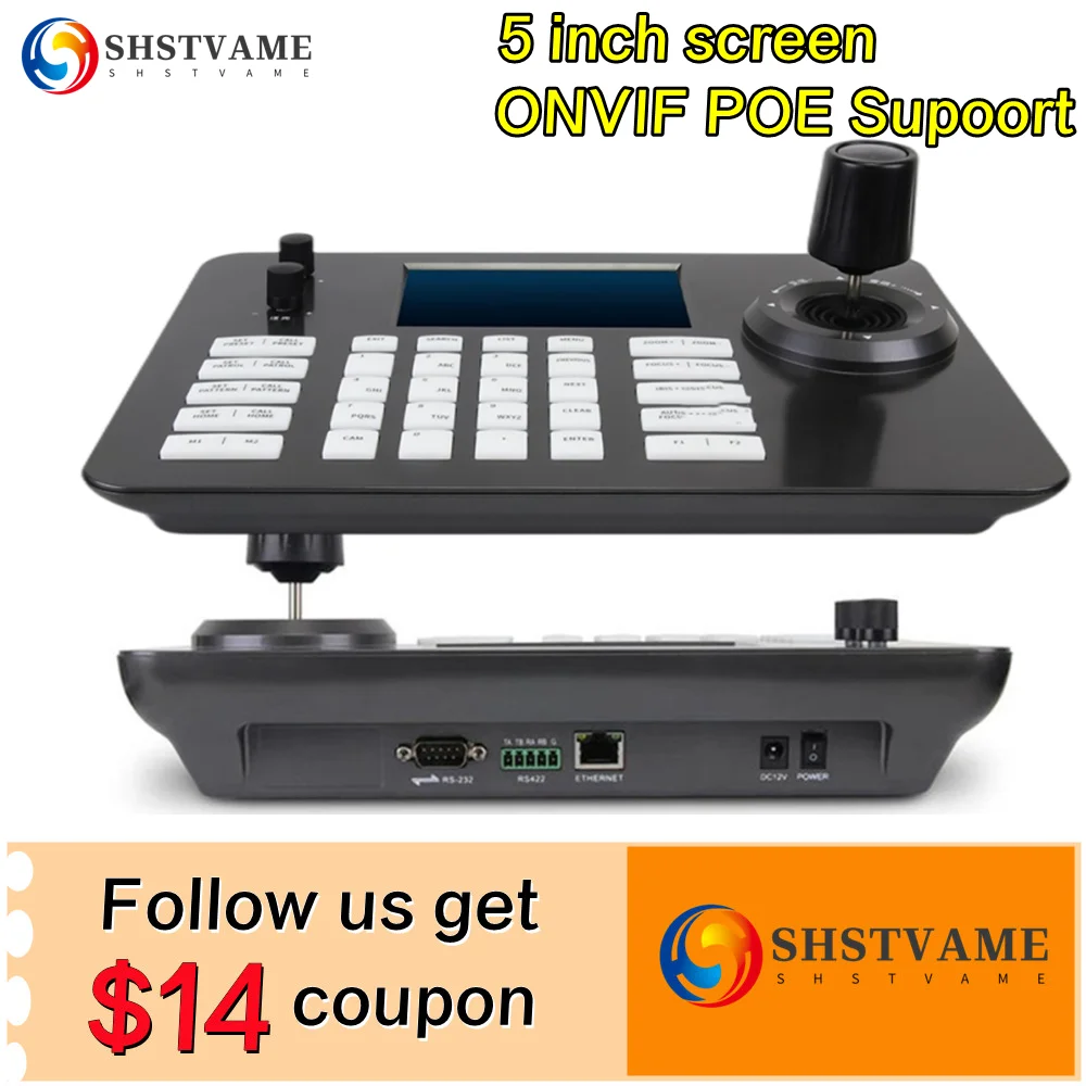 5-inch-Network-Joystick-Controller-PTZ-Cameras-Control-Panel-On-vif ...