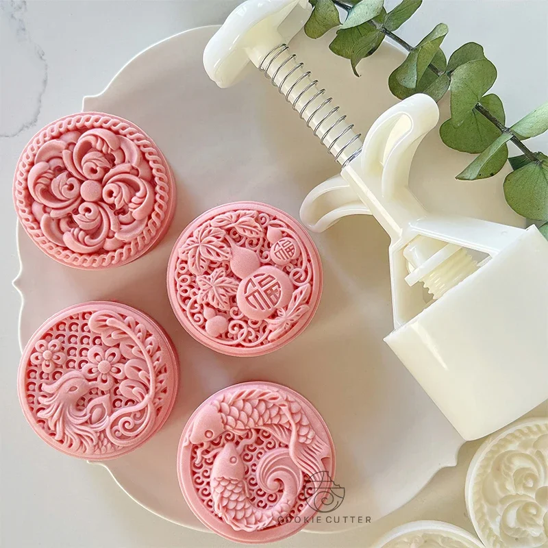 75g-Chinese-Style-Mooncake-Mold-Hand-Press-Cake-Mold-Mid-Autumn ...