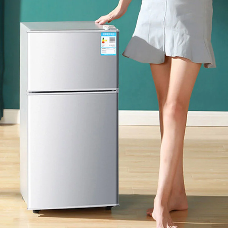 Refrigerator-Household-Double-Door-Mini-Small-Refrigerator-Refrigerator ...