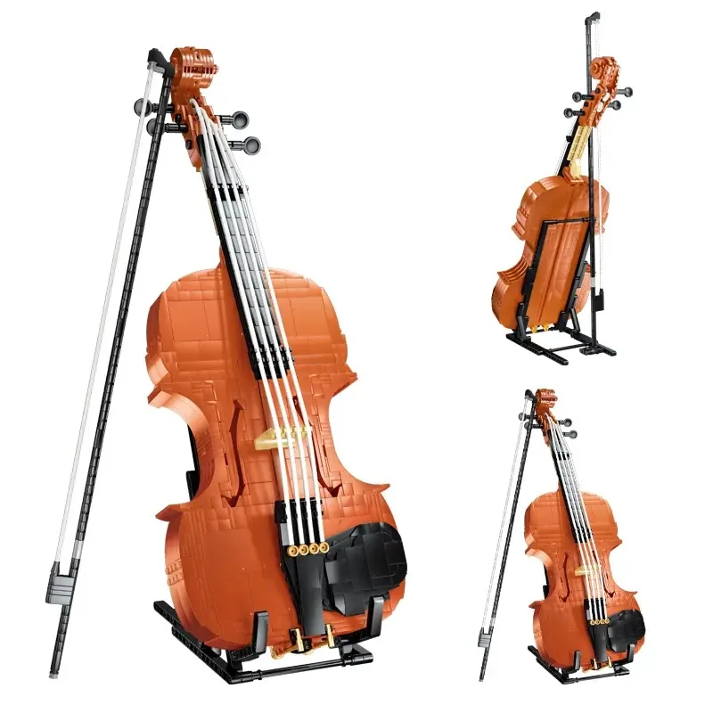 Creative-Violin-Building-Blocks-DIY-City-Concert-Theater-Classic ...