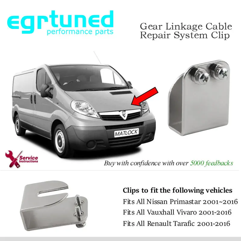Gear-Linkage-Cable-Repair-System-Clip-For-Vauxhall-Vivaro-Van-Renault ...