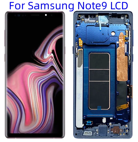Original 6.4 Super Super Amoled Para Samsung Galaxy Note9 Nota 9 ...