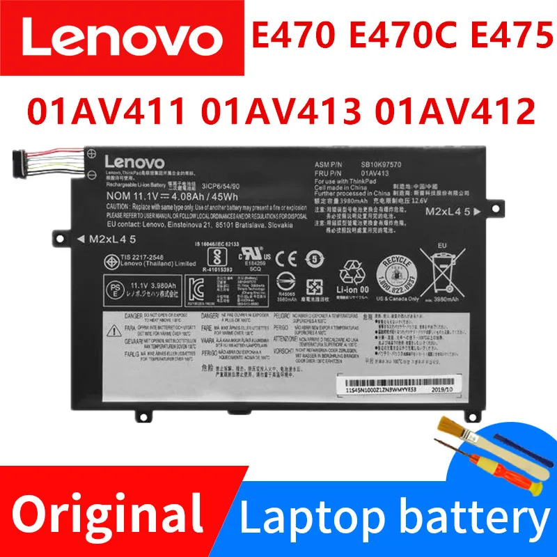 Lenovo-bater-a-Original-para-ordenador-port-til-dispositivo-Thinkpad-E470-E470C-E475-TP00083A ...