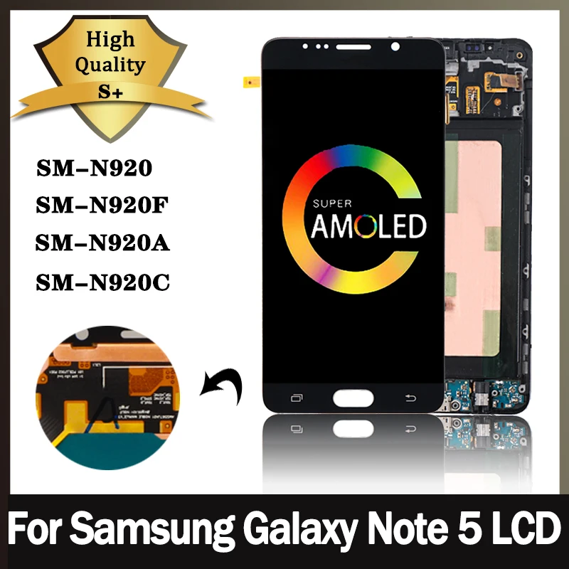 Original-For-Samsung-Galaxy-Note-5-LCD-N920-N920F-N920A-N920C-LCD ...
