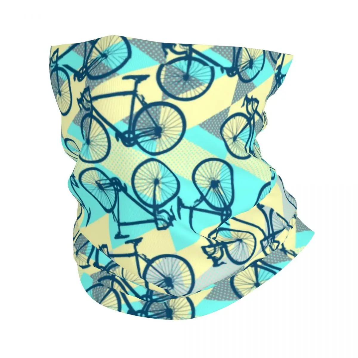 Bike-Pattern-Colorful-Art-Bandana-Winter-Neck-Warmer-Windproof-Wrap ...
