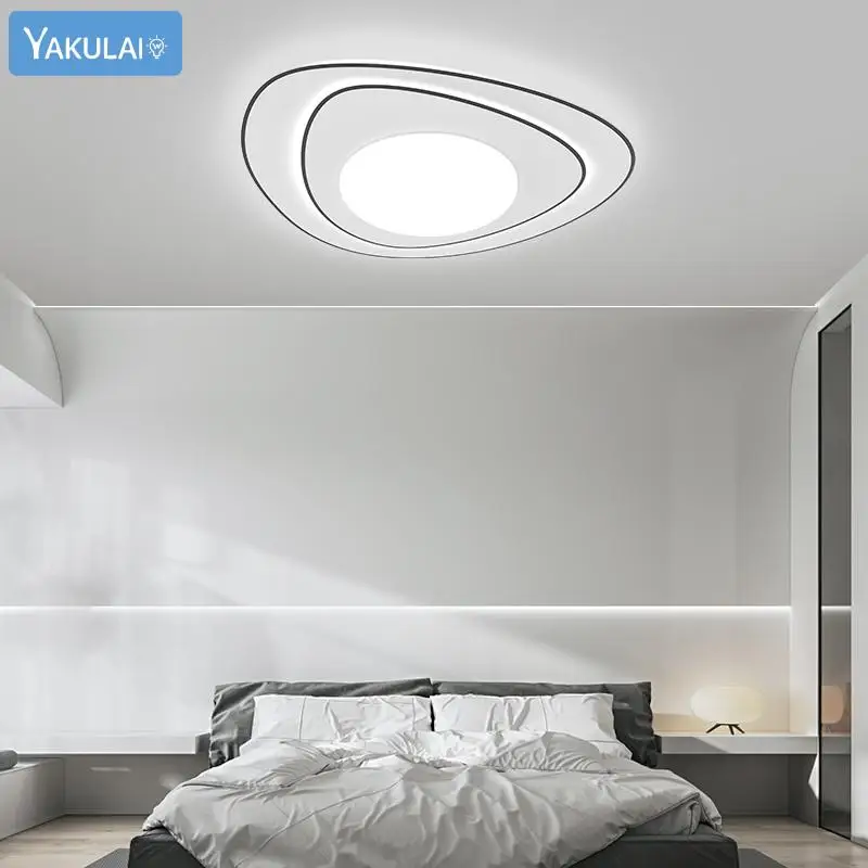 Simple-Led-Ceiling-Lights-Nordic-Modern-Bedroom-Study-Room-Black-Gold ...