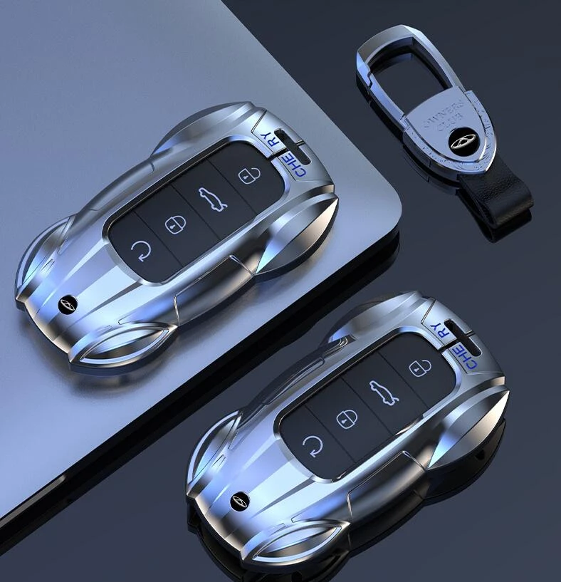 Car Key Cover Holder For Chery Tiggo 8 5 ARRIZO 7 E3 E5 A3 A5 Tiggo 3 5 ...