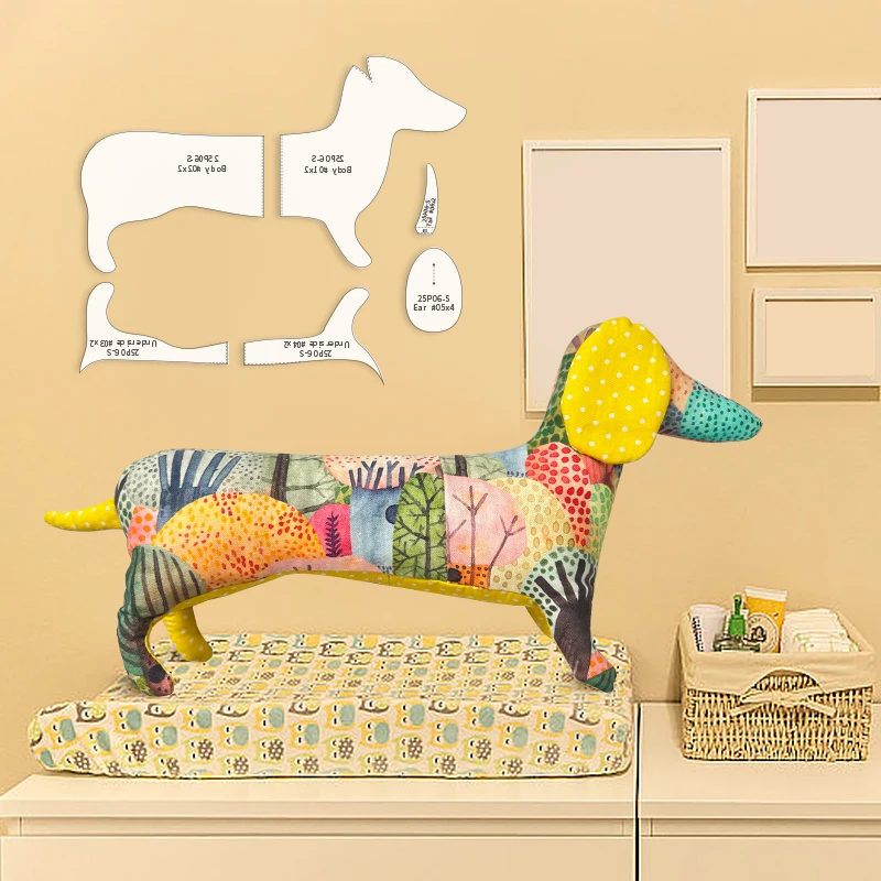 NUBECOM-6pcs-Handcraft-DIY-Memory-Dog-Quilting-Templates-Set-Doll ...