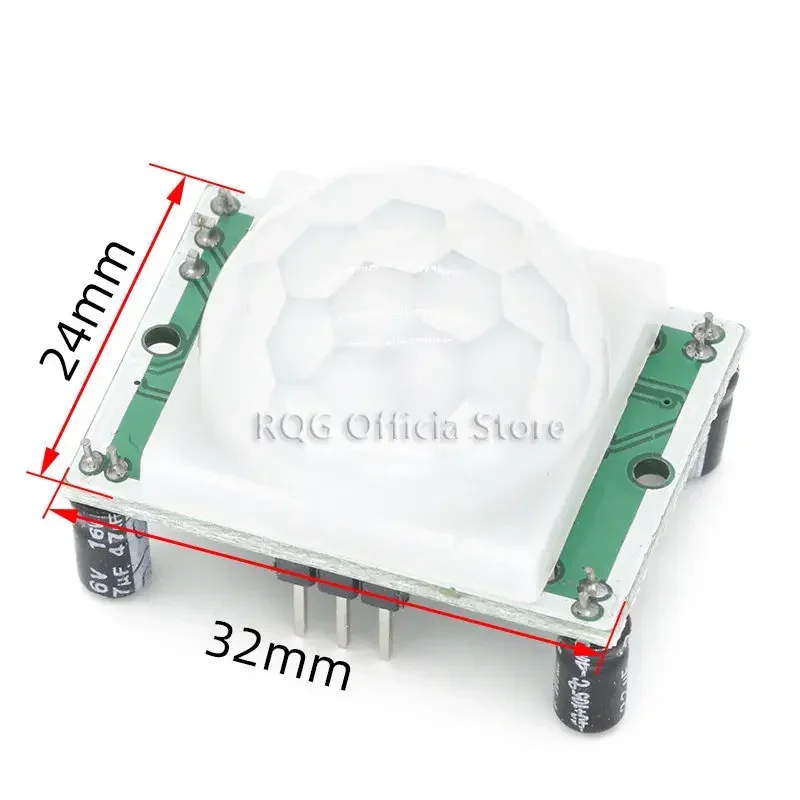 HC-SR501-Adjust-IR-Pyroelectric-Infrared-PIR-Motion-Sensor-Detector ...