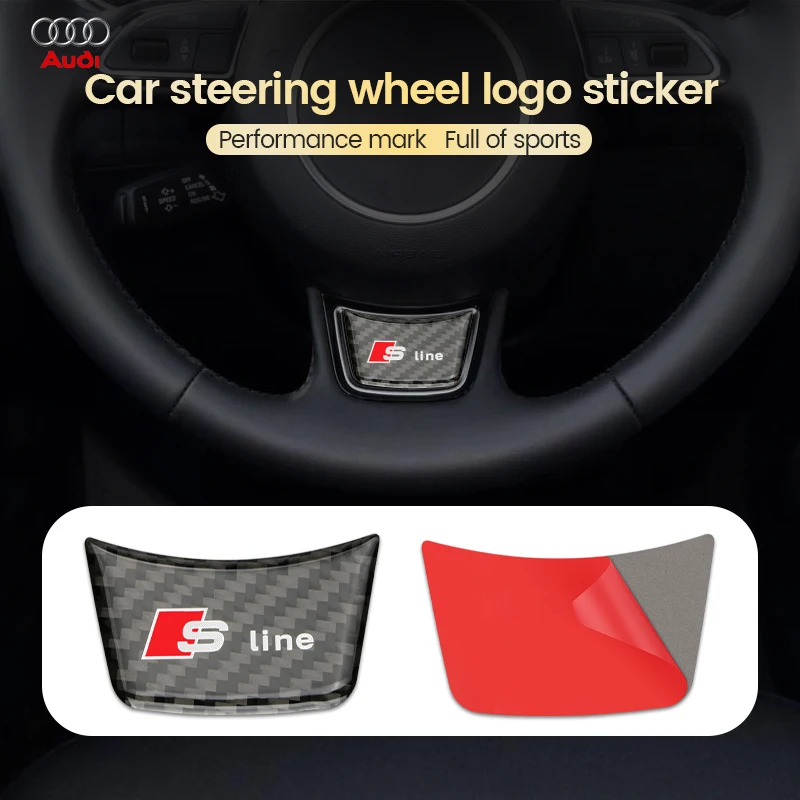 Car-Aluminium-Alloy-Steering-Wheel-Sticker-Emblem-for-Audi-SLine-RS ...