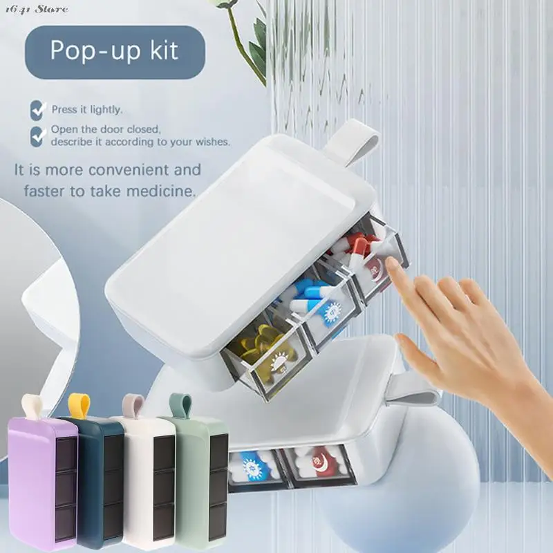 Household-Food-Grade-Portable-Medicine-Box-Large-Capacity-Three ...