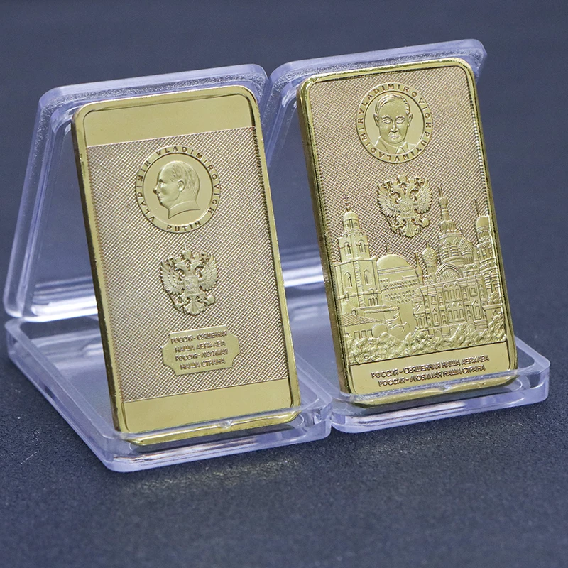 Russia-President-Vladimir-Putin-And-Kremlin-24K-Gold-Bullion-Bar ...