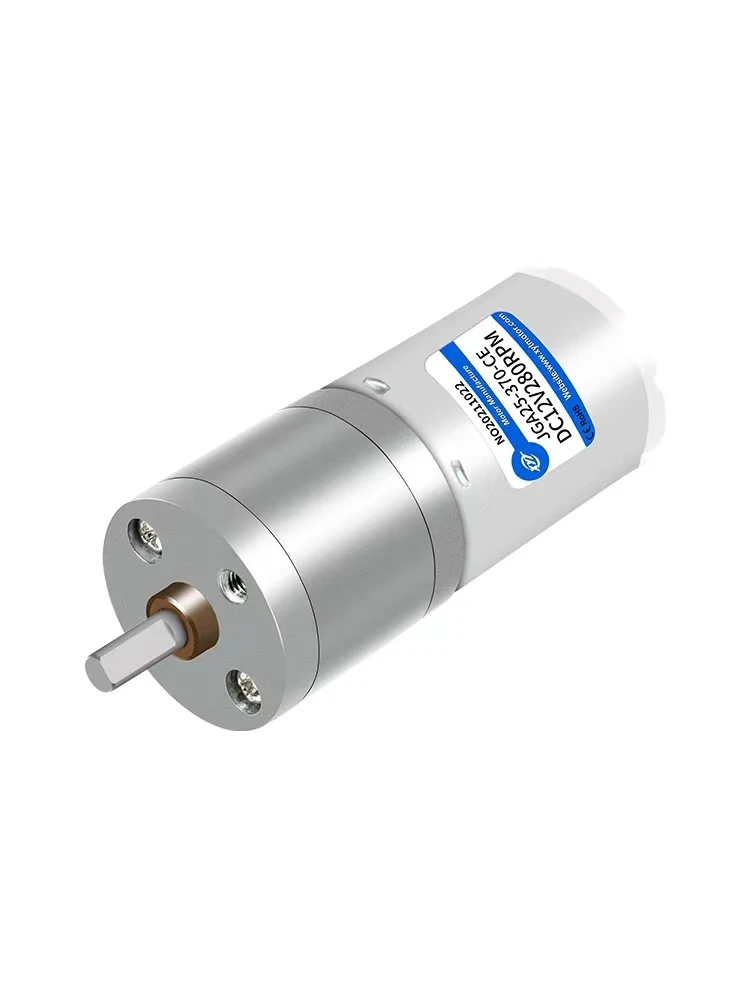 Micro high-torque DC 12V24V deceleration motor speed regulation forward ...