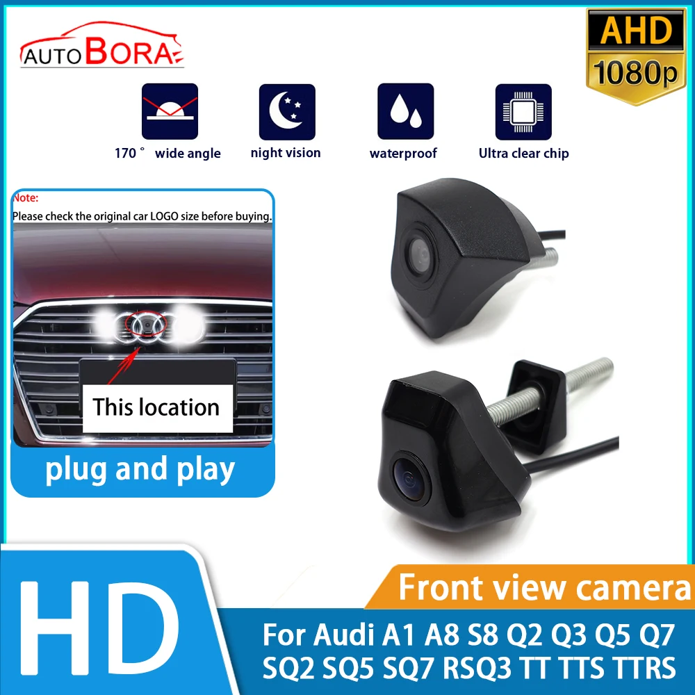 AutoBora-Clear-Night-Vision-LOGO-Parking-Front-View-Camera-For-Audi-A1 ...