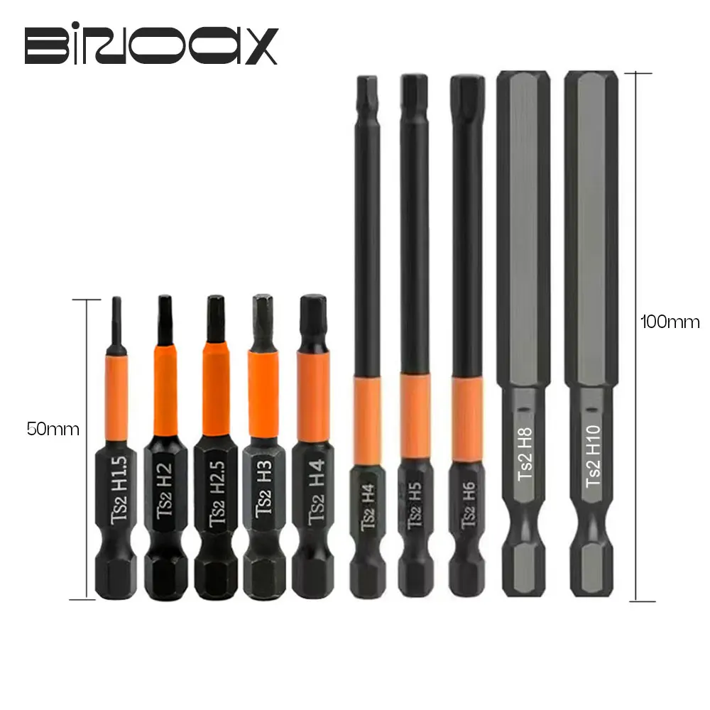 Binoax-Hexagonal-Bit-Set-S2-Hex-Head-Magnetic-Screwdriver-Bit-Set-Allen ...