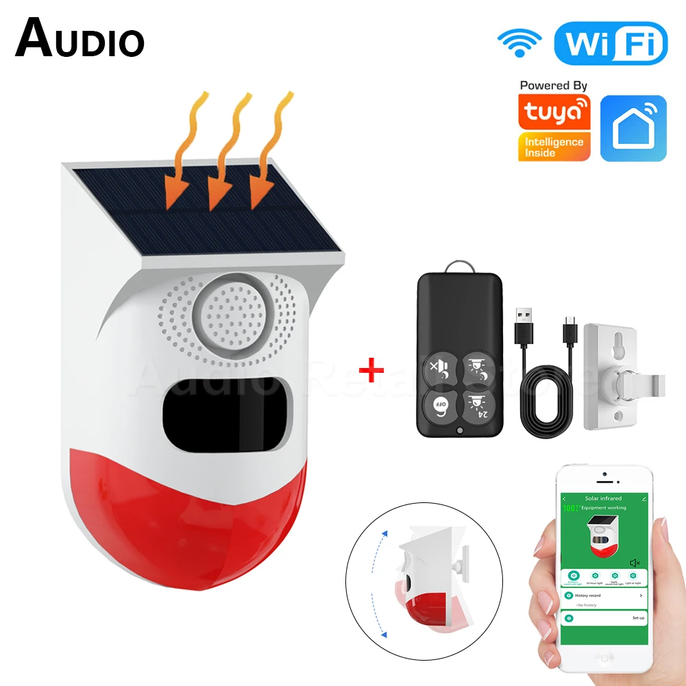 Outdoor Siren Alarm Remote Control | Outdoor Security Alarm System Wifi ...