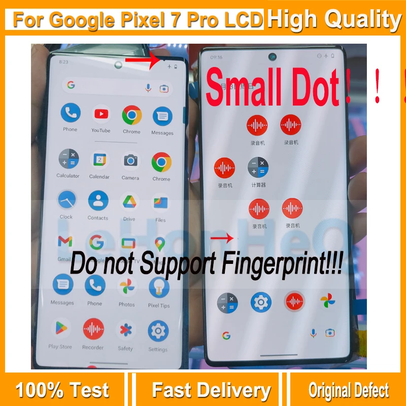 Original Defect LCD For Google Pixel 7 Pro Pixel7 Pro LCD Display ...