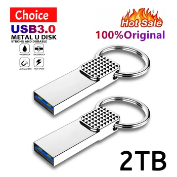 Metal USB 3.0 Memoria USB Pen Drive 2TB Pendrive USB Flash Drive 1TB ...