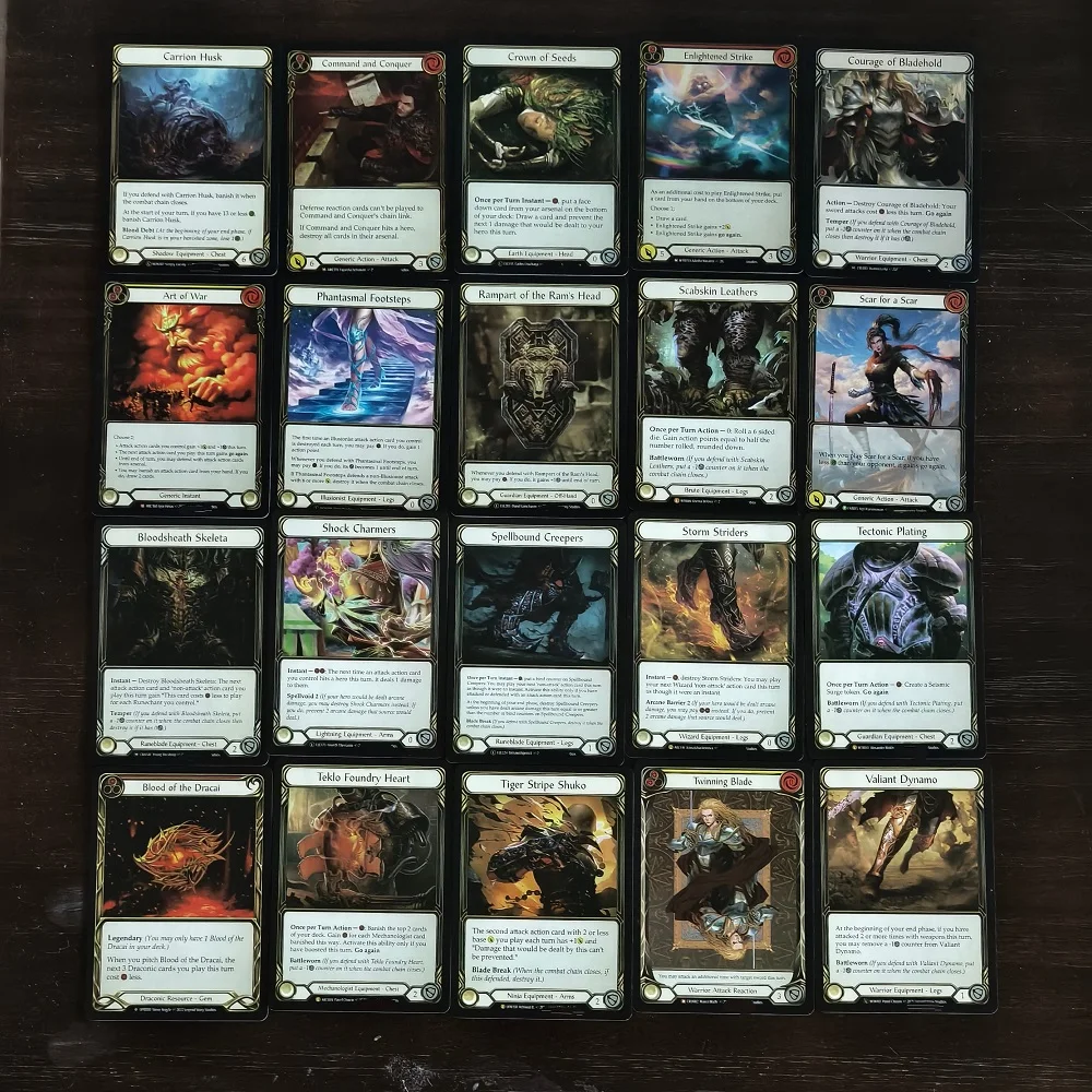 Collectible Game Cards flesh and blood carrion husk command and conquer ...