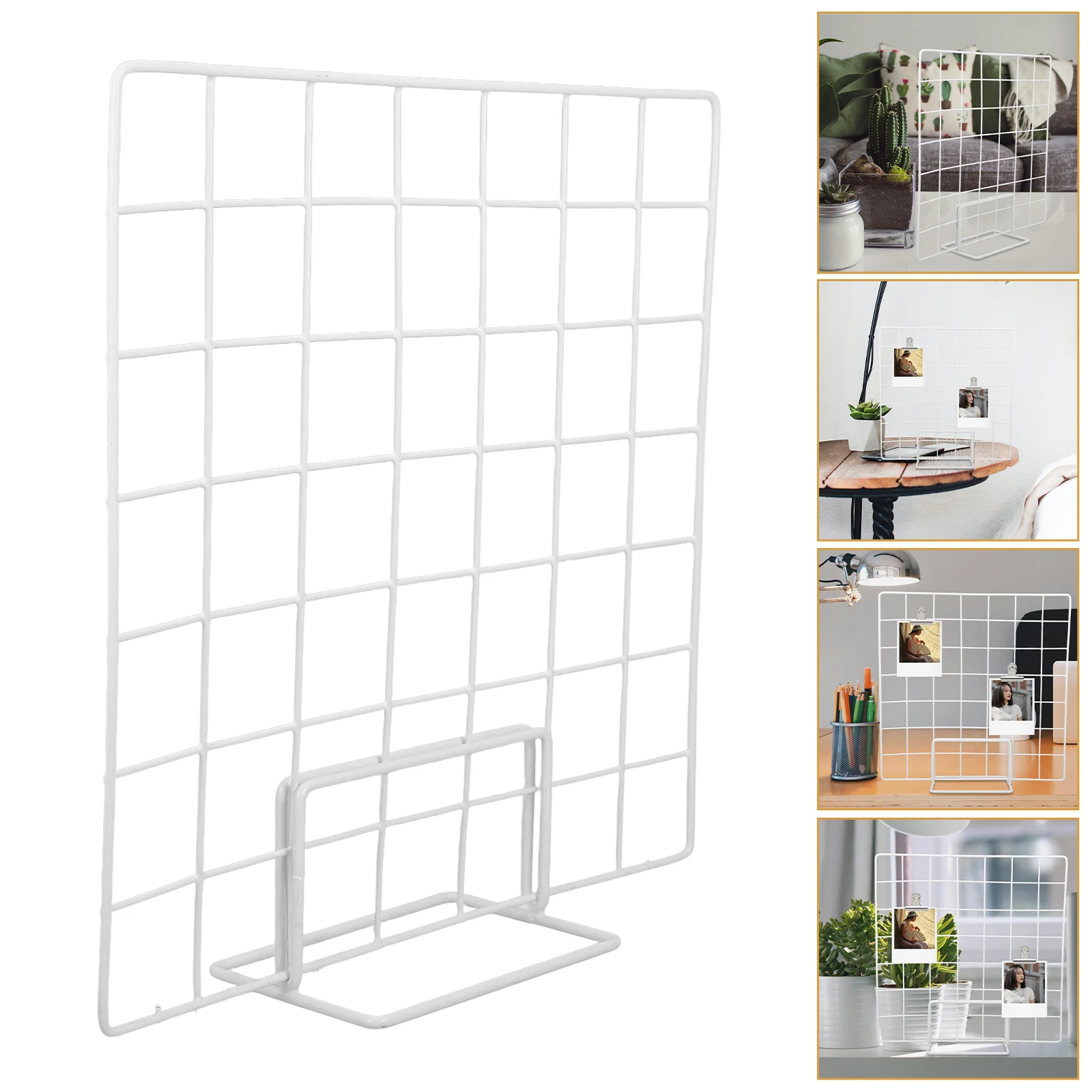 Tray-Panel-Grid-Display-Stand-Monitor-Shelf-Metal-Holders-Rack-Iron ...