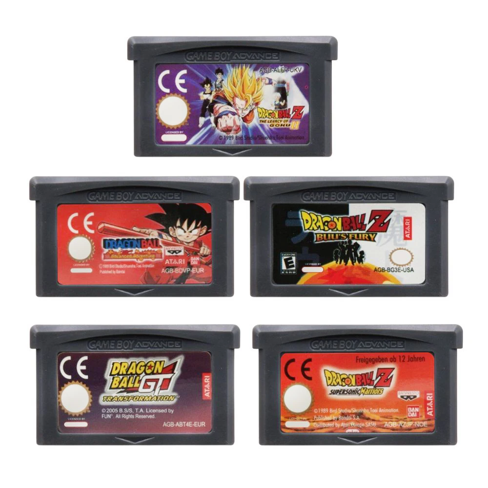 GBA-Game-Cartridge-32-Bit-Video-Game-Console-Card-Dragon-Ball-Series ...