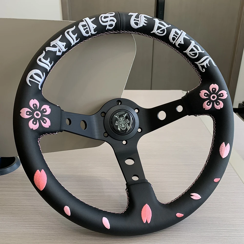 330mm-Exclusive-Cherry-Blossom-Ghost-Head-Suzuki-Samurai-Steering-Wheel ...