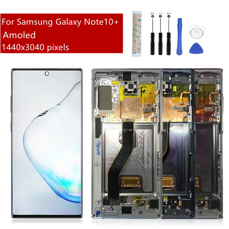 Amoled-for-Samsung-Galaxy-Note-10-lcd-Digitizer-Assembly-Frame-for ...