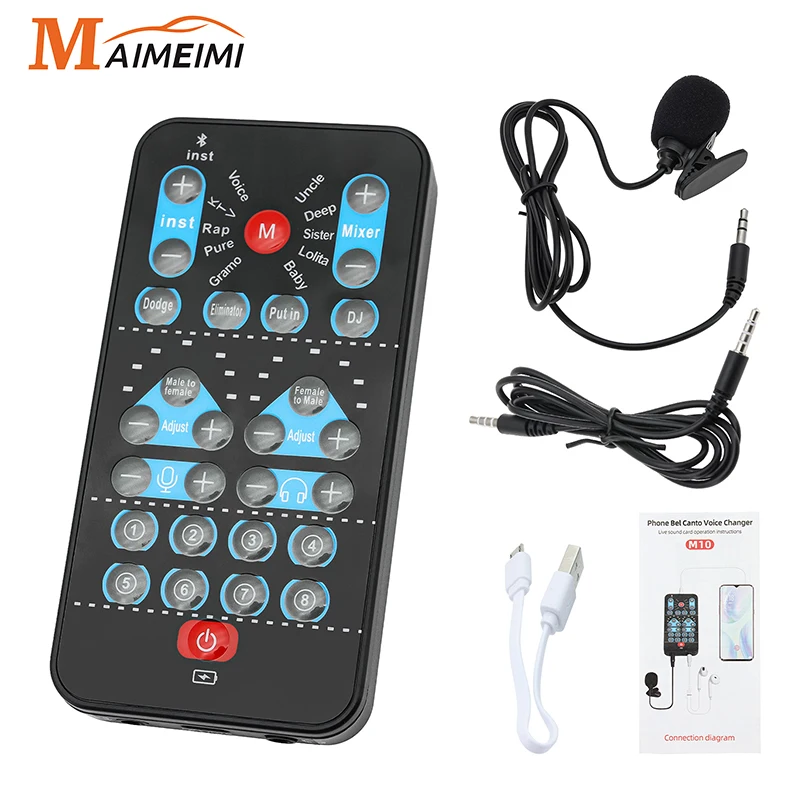 M10-Voice-Changer-Device-Karaoke-Function-Male-Female-Voice-Switch ...