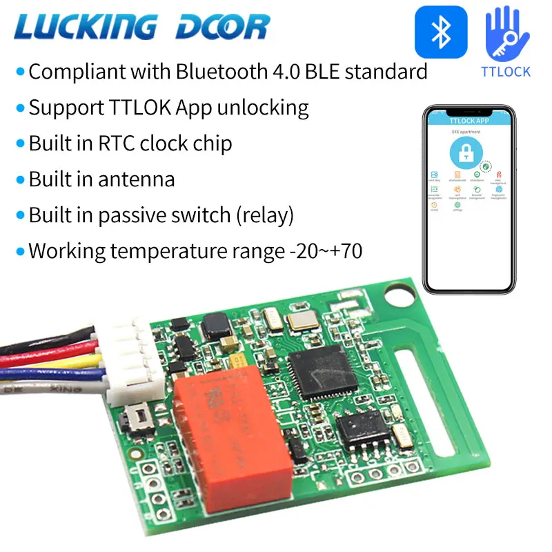 TTLOCK-App-BLE-Electronic-Lock-Module-board-Lock-Module-Relay-Output ...