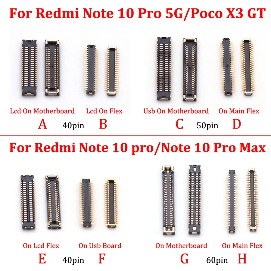 Conector-de-carregamento-USB-FPC-Tela-LCD-Xiaomi-Redmi-Note-10-Pro-4G ...