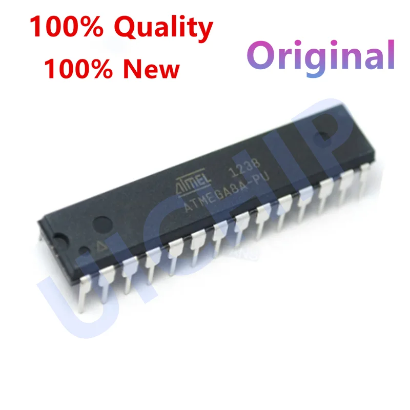 100% New ATMEGA8-16PU ATMEGA8A-PU MEGA8-16 DIP Flash IC DIP-28 ...